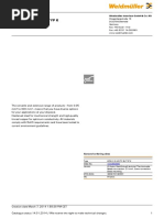 Weidmüller WDU 2.5 Technical Data Sheet | PDF | Manufactured Goods ...