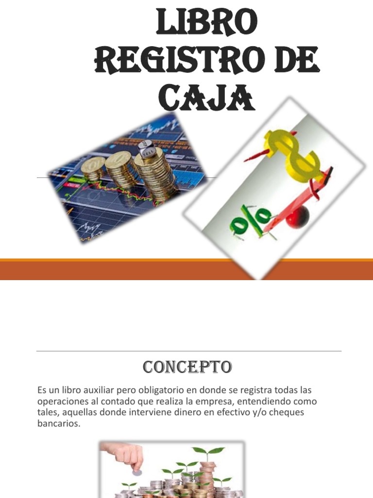 Libro Registro de Caja | PDF | Contabilidad | Pagos