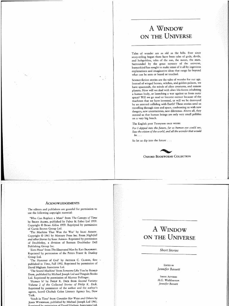 A Window On The Universe | PDF
