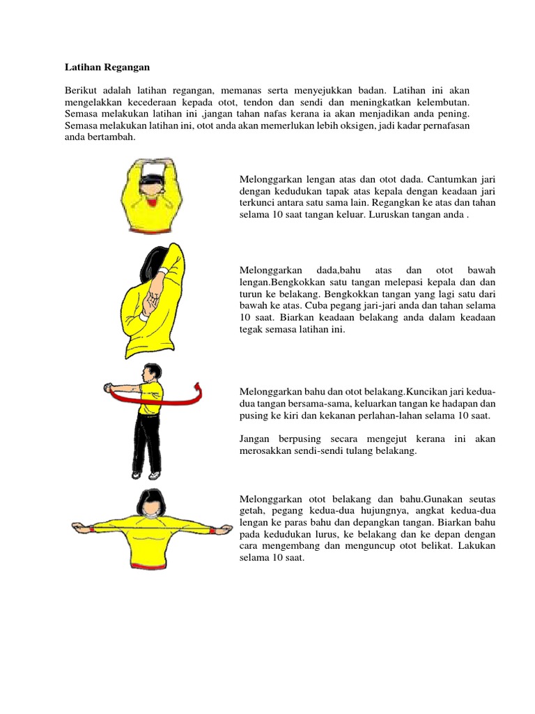 Latihan Regangan Tangan dan Bahu | PDF