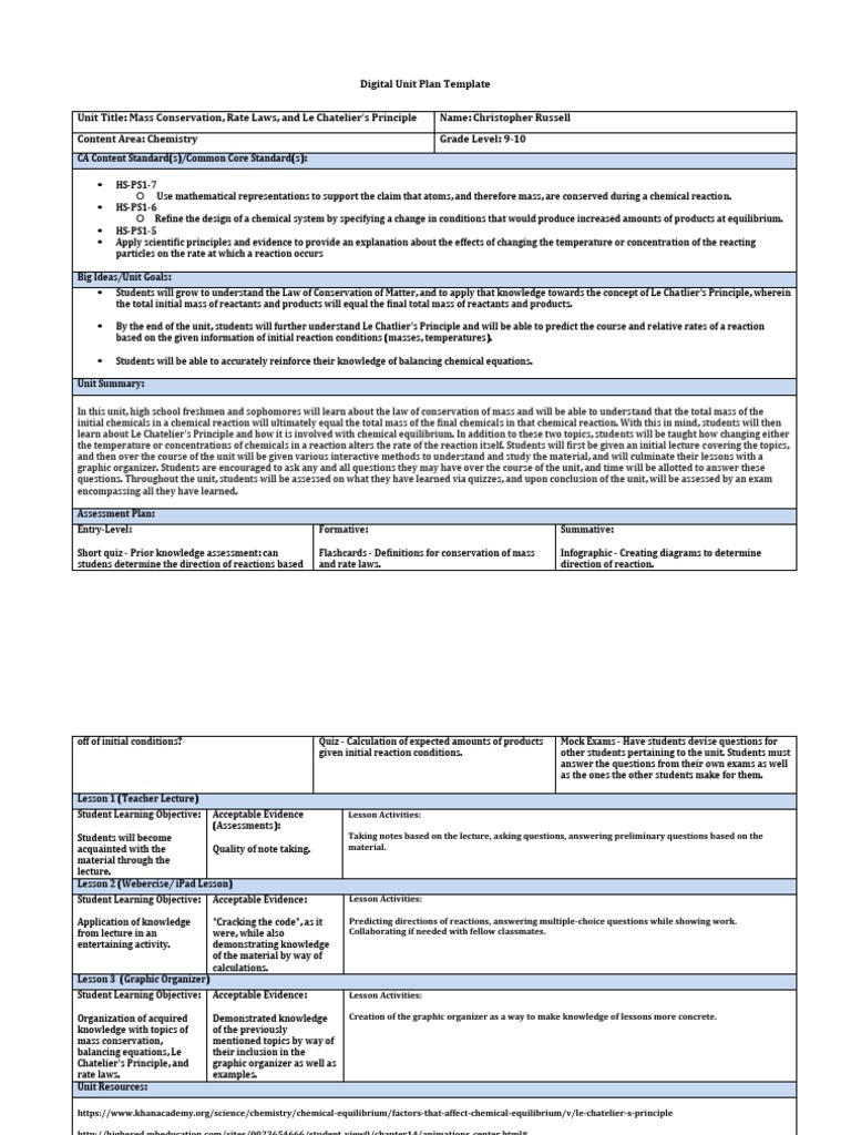 Edsc 304 Dup Template | PDF | Educational Assessment | Chemistry