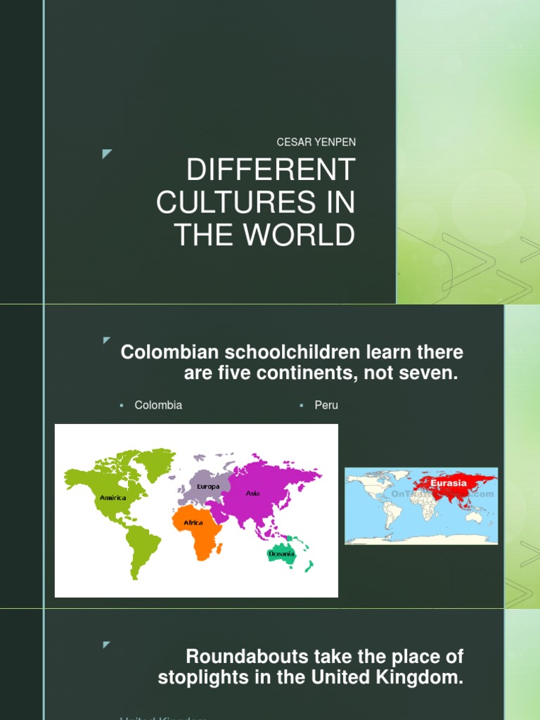 Different Cultures in The World | PDF