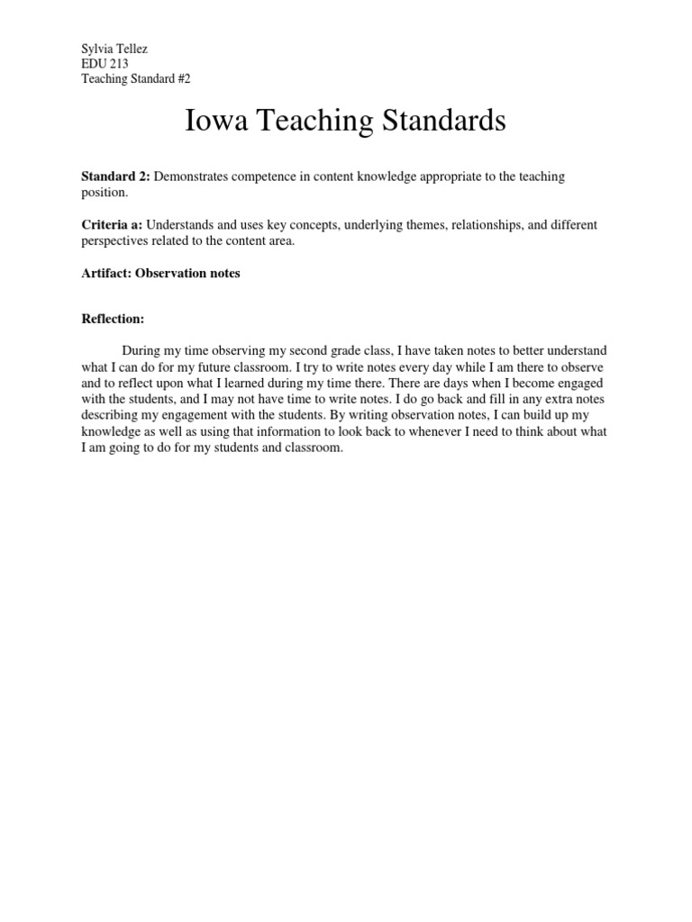 Teaching Competence: Observation Insights | PDF