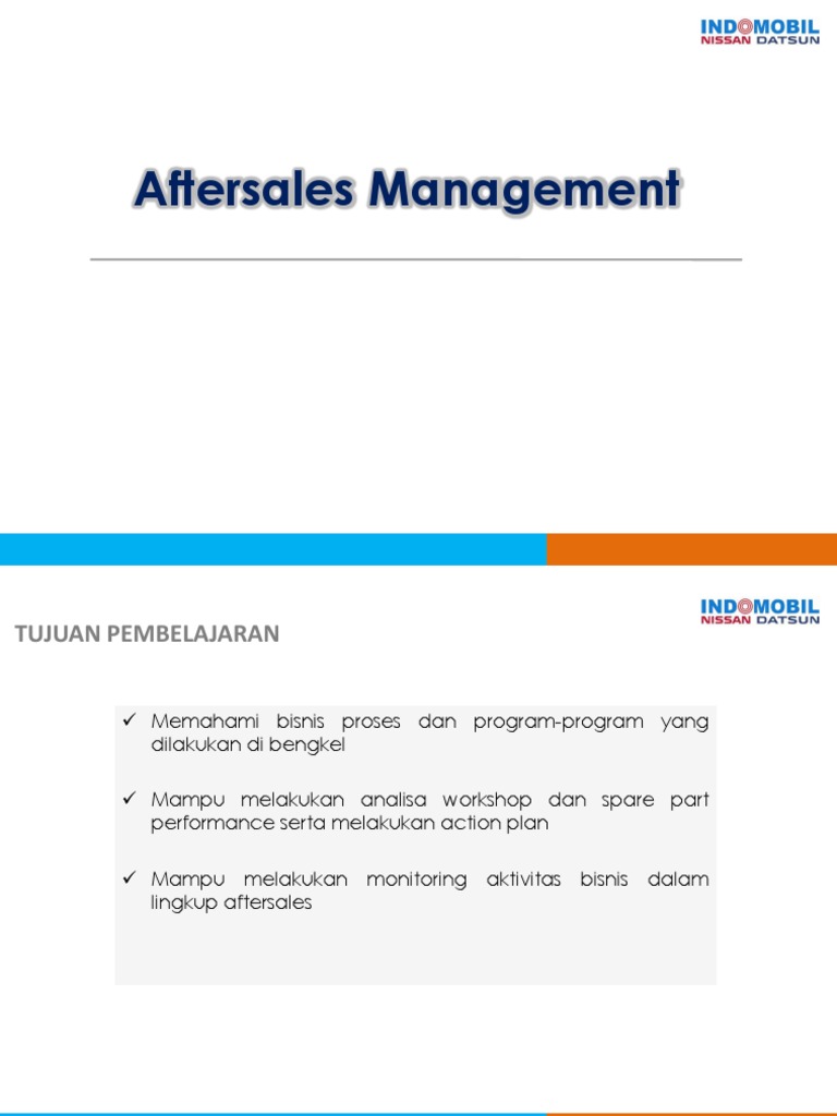After Sales Management 2017 | PDF