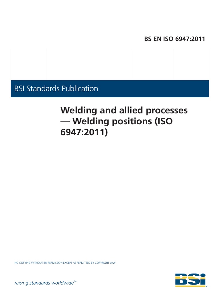 BS en Iso 6947-2011 PDF | PDF