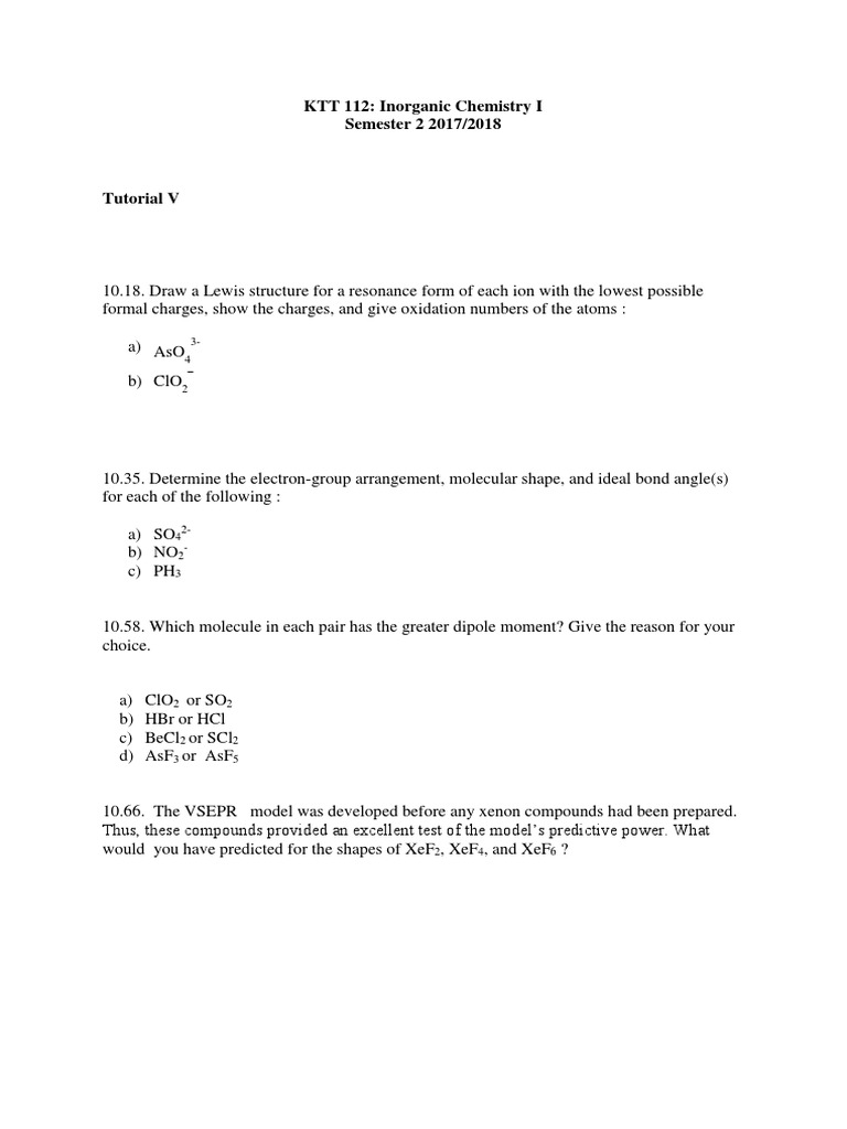 KTT 112 Tutorial V | PDF