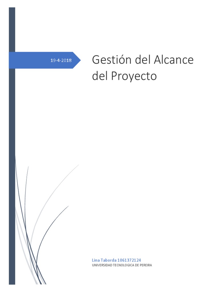 Documento-Gestión Del Alcance Del Proyecto | PDF | Proceso de ...