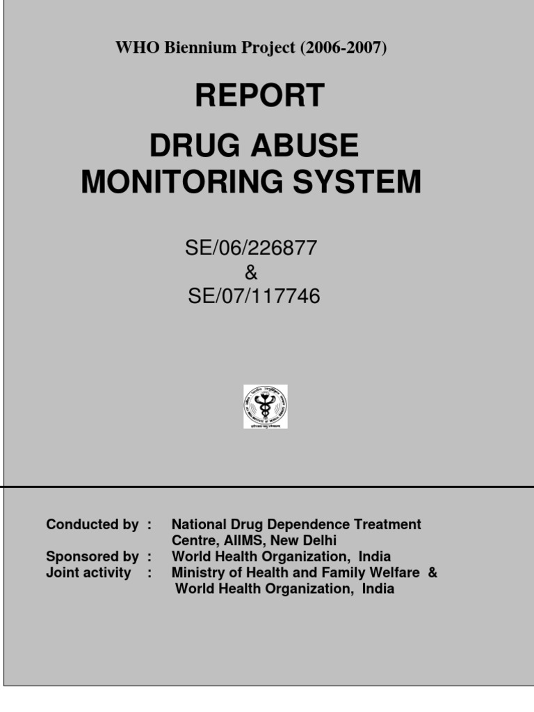 Mental Health & Substance Abuse Drug Abuse Monitoring System | PDF | Substance Abuse | Sexually ...