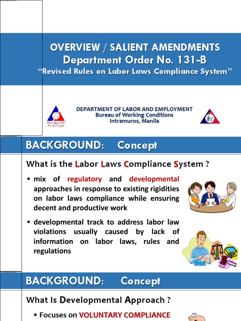 Dole Bwc Inspections | Employment | Labour Law
