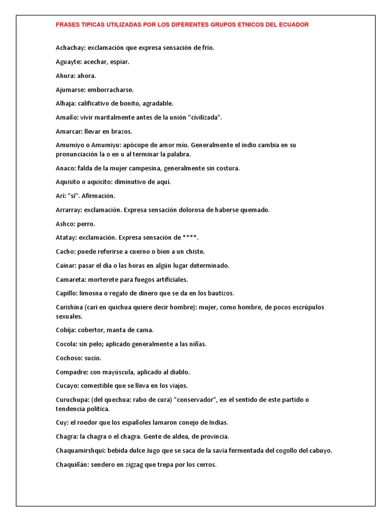 Achachay | PDF | Bebidas