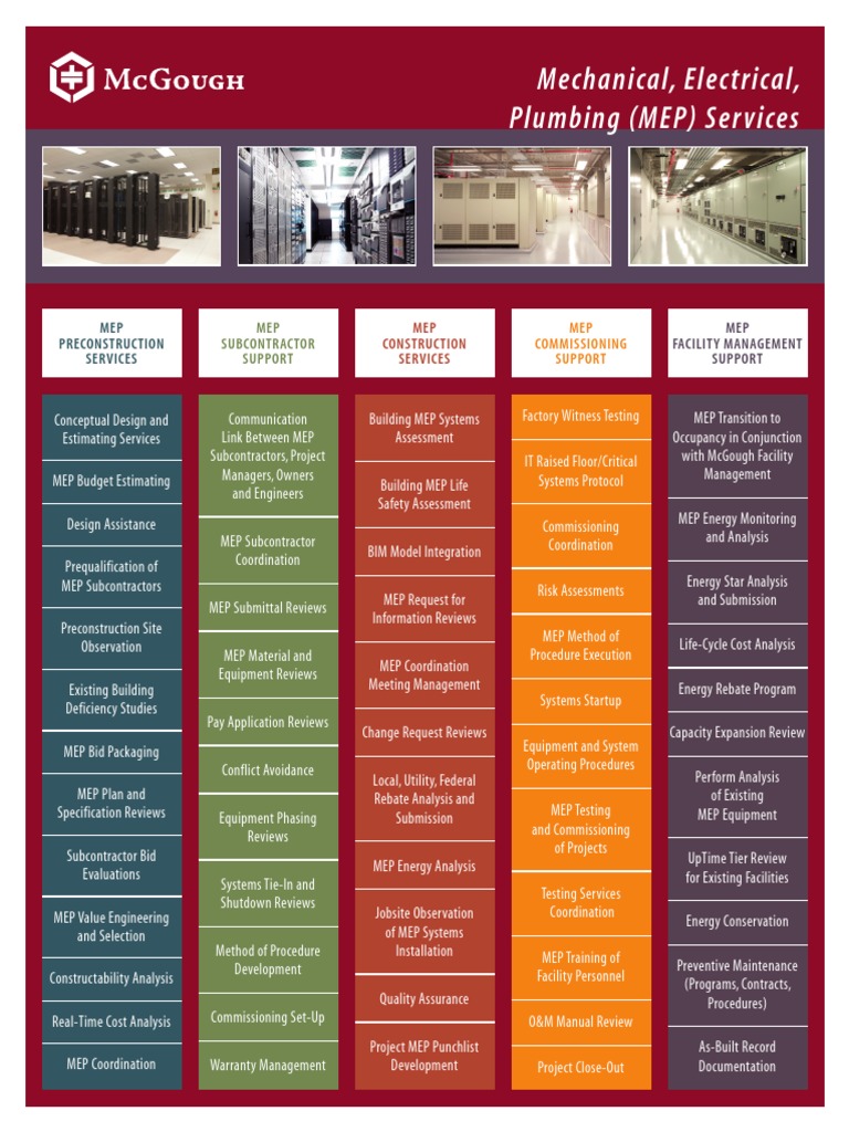 MEP Services PDF | PDF | Building Information Modeling | Engineering
