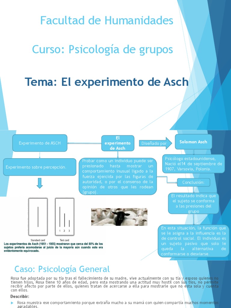 Experimento de Asch | PDF | Comportamiento | Sicología