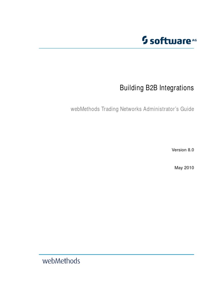 8-0-SP1 Trading Networks Administrators Guide | PDF | Computer Data ...