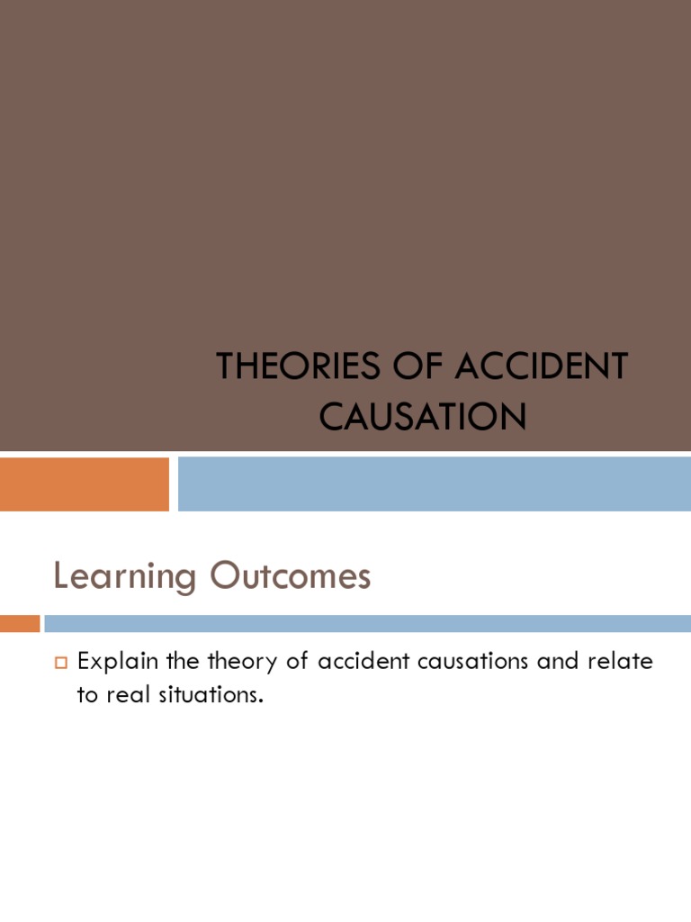 Lecture 3 Theories of Accident Causation | PDF | Traffic Collision ...