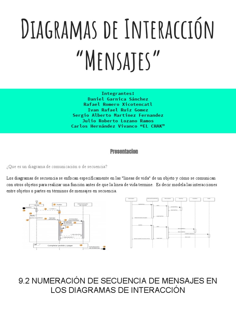 Diagramas de Interacción | PDF | Soporte | Lenguaje de modelado unificado