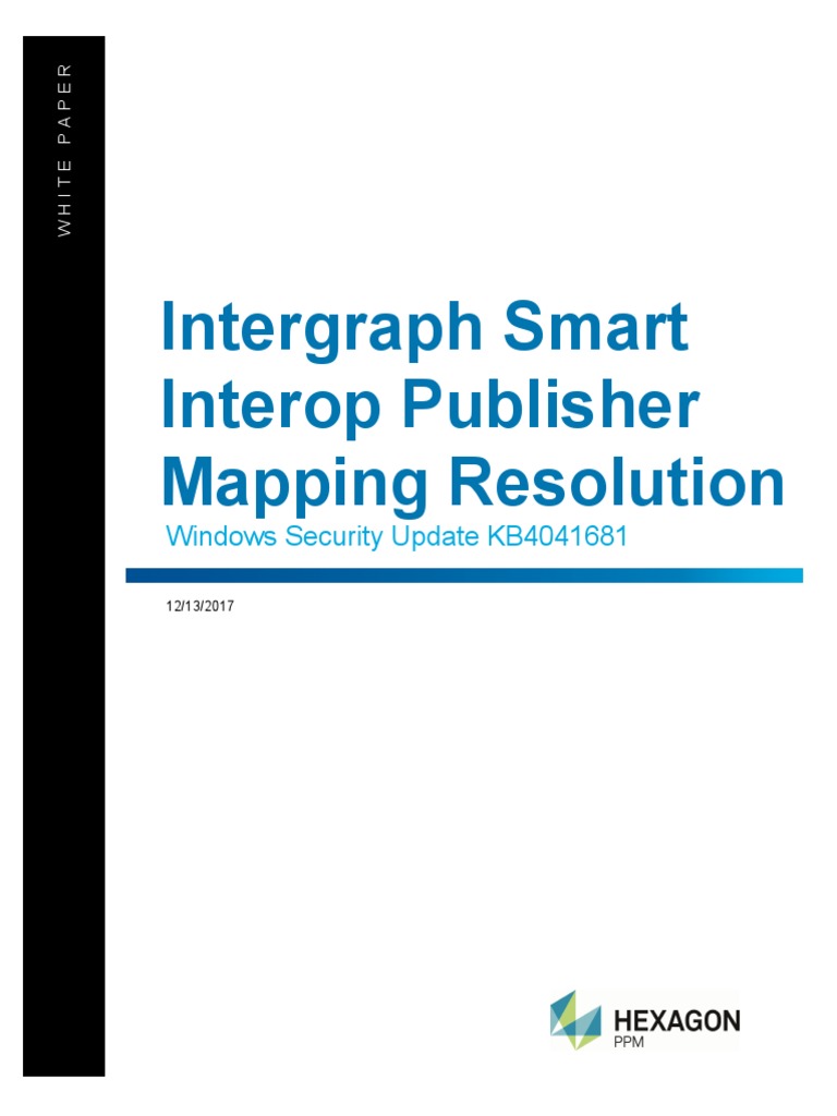 Intergraph Smart Interop Publisher Mapping Resolution | PDF | License ...