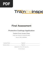 NACE Level 3 Peer Review Questions | PDF | Corrosion | Paint