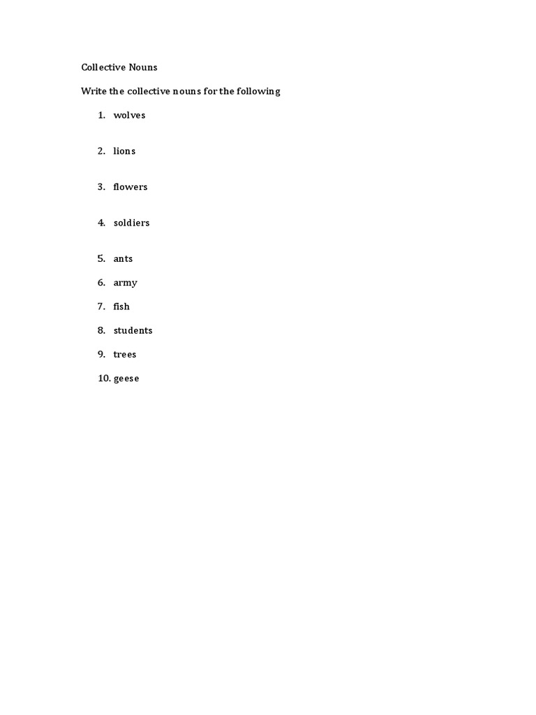 A Pack of Wolves and Other Collective Nouns: An Exploration of Terms ...