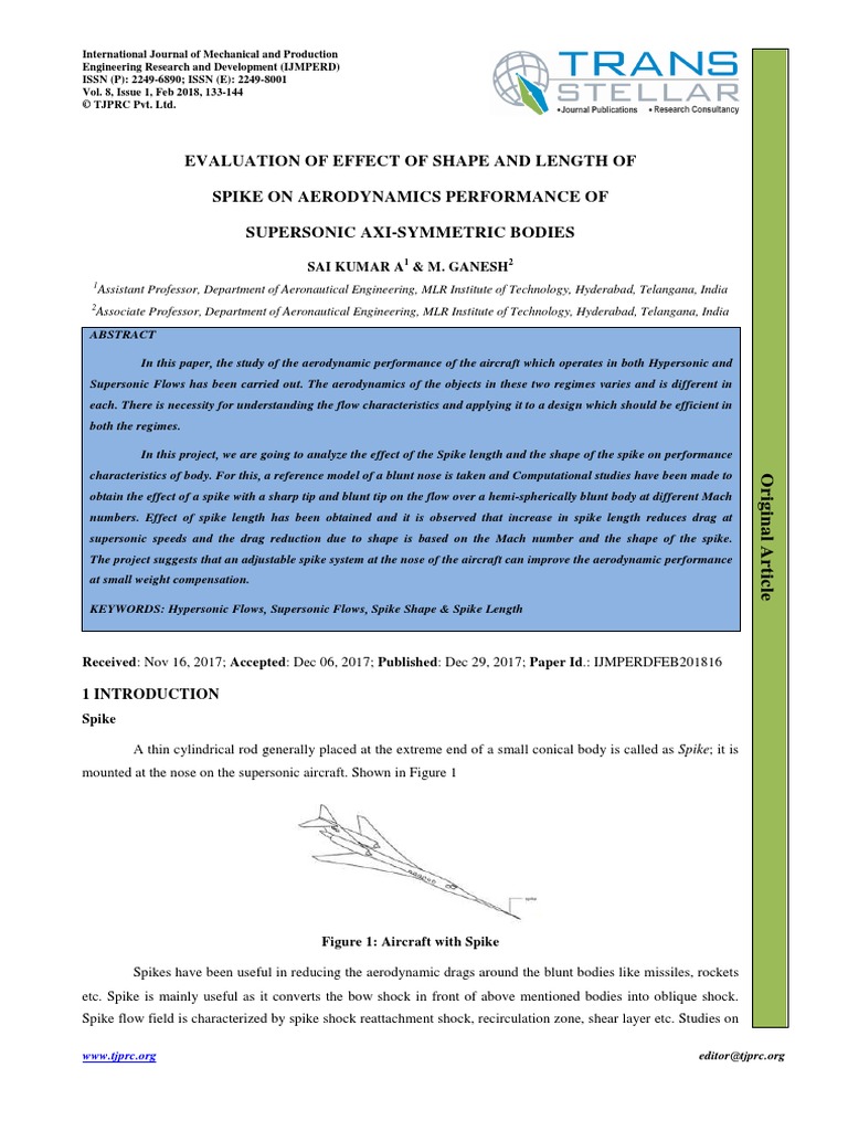 16 Ijmperdfeb201816 | PDF | Supersonic Speed | Aerodynamics