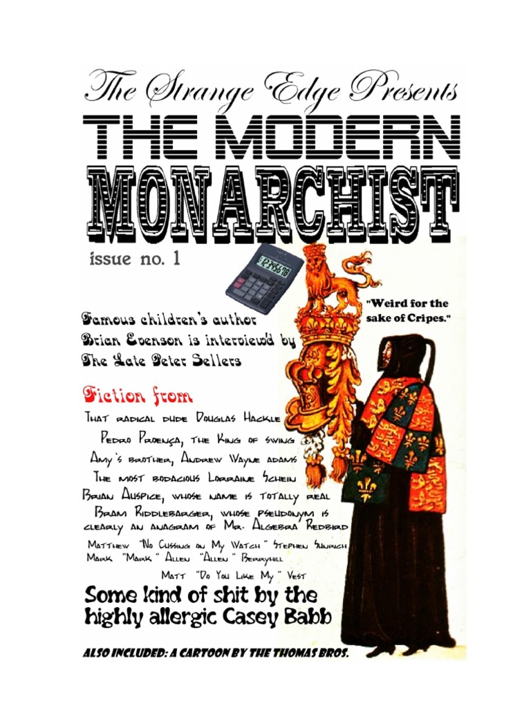 The Modern Monarchist, Issue No. 1 | PDF | Nature