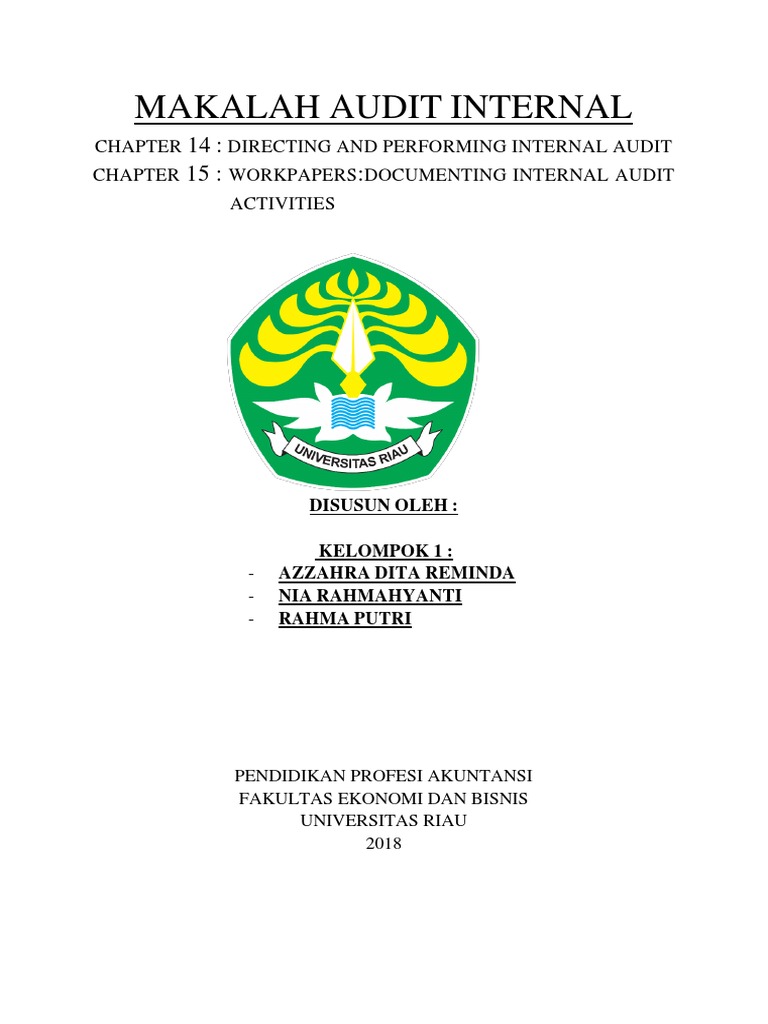 Makalah Audit Internal | PDF