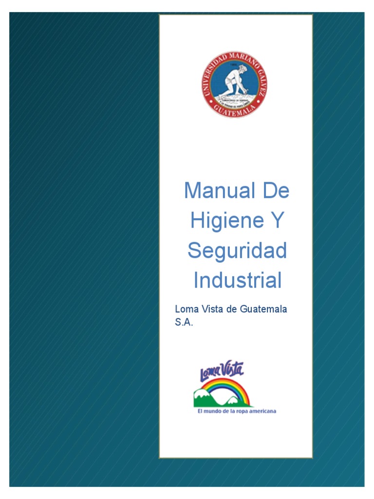 Manual de Higiene Y Seguridad Industrial | PDF | Seguridad y salud ocupacional | Agua