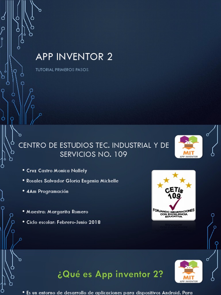 Tutorial de App Inventor 2 | PDF | Aplicación movil | Point and Click