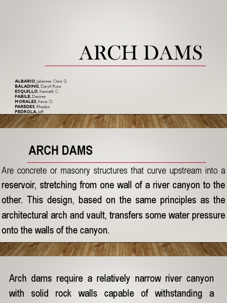 Arch Dams | PDF | Dam | Civil Engineering
