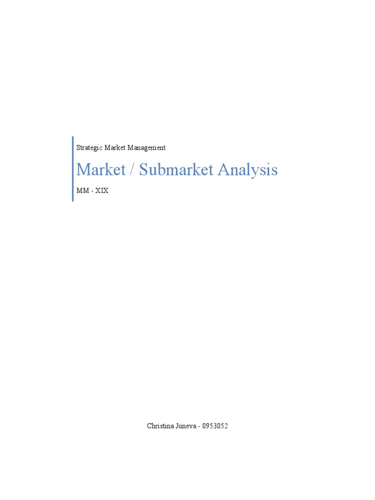Strategic Market Management Overview | PDF | Market Analysis | Engine ...