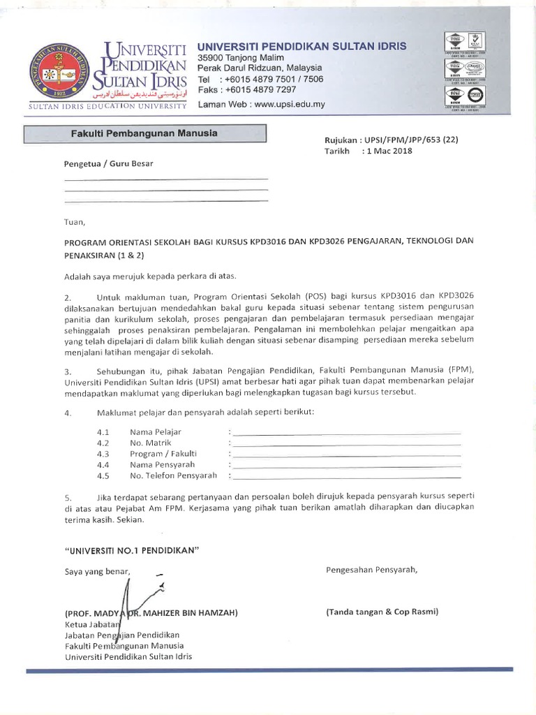 Surat Pos (FPM) | PDF