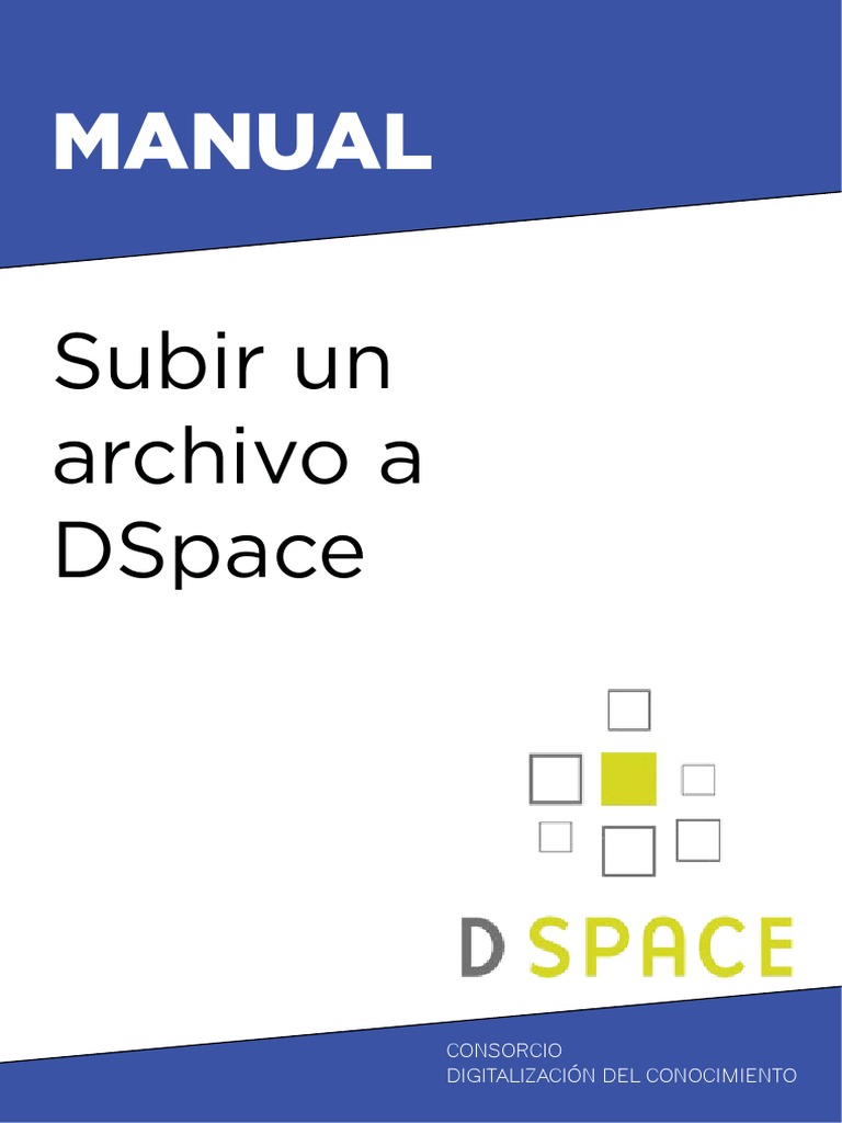 Manual DSpace - Subir Archivos | PDF | Archivo de computadora | Ciencias de la Información