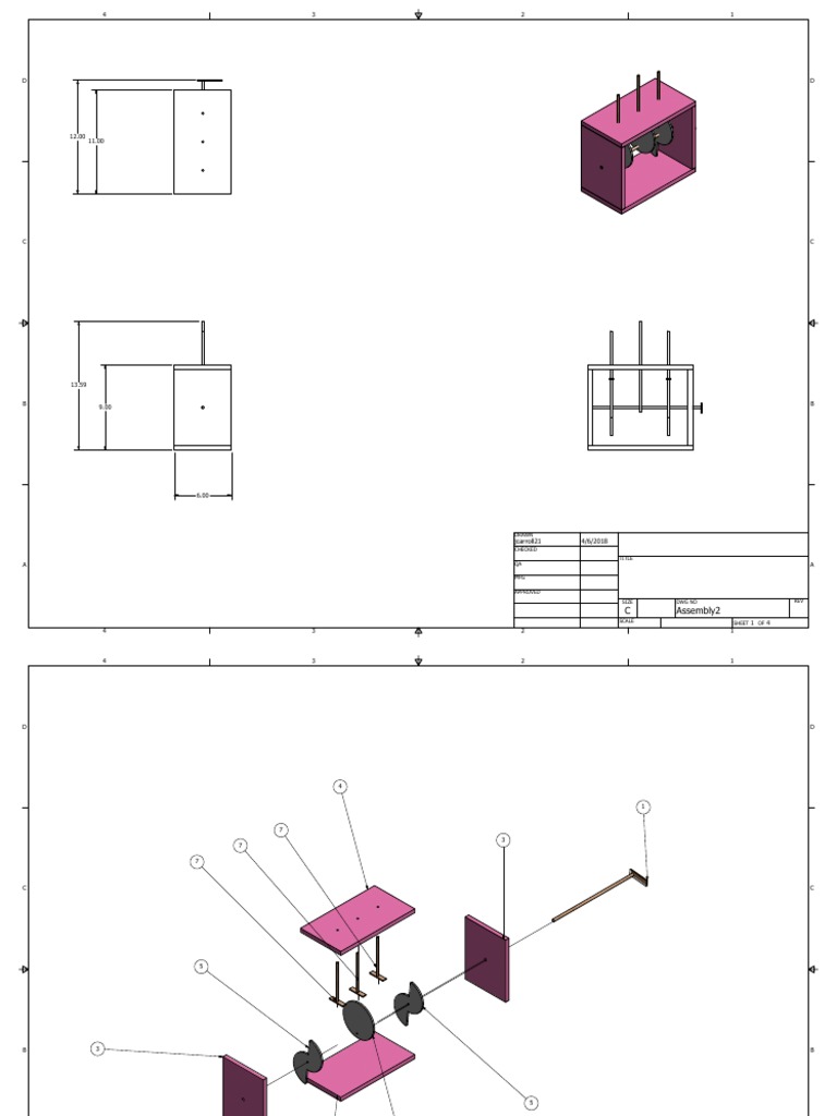 Assembly Drawing Specifications | PDF