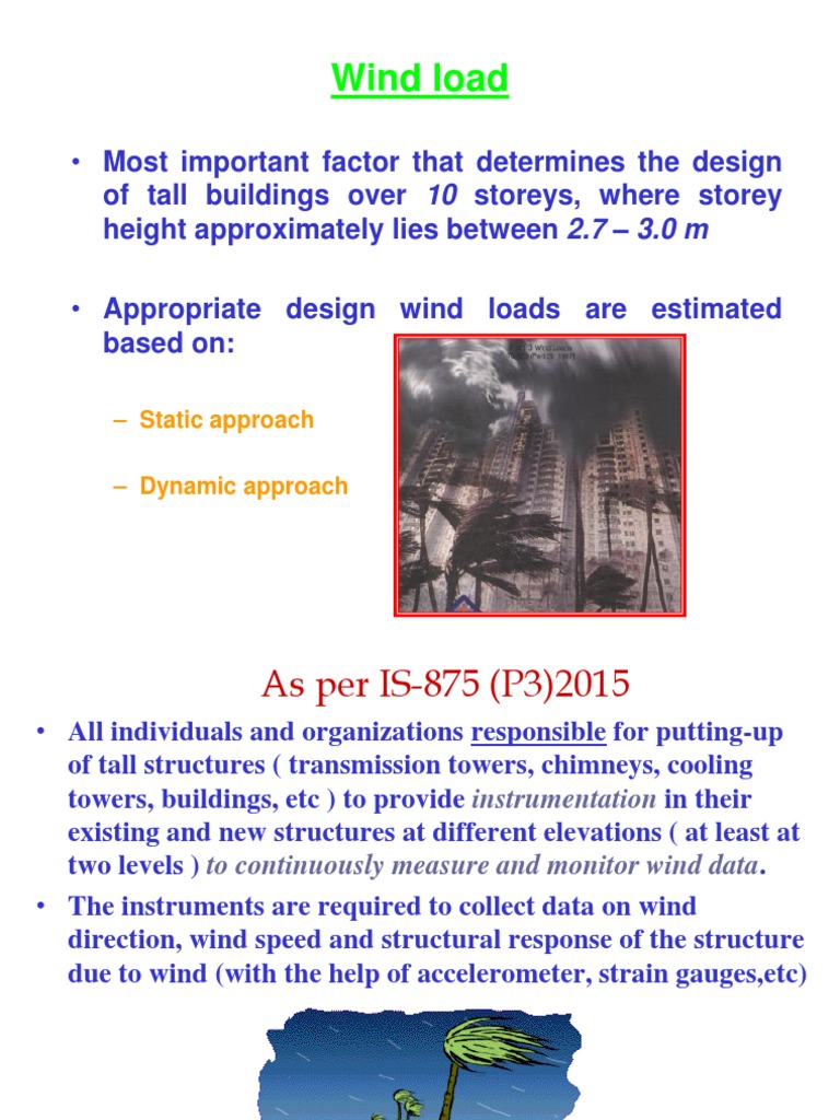 Determining Design Wind Loads on Tall Buildings | PDF | Wound | Structural Load