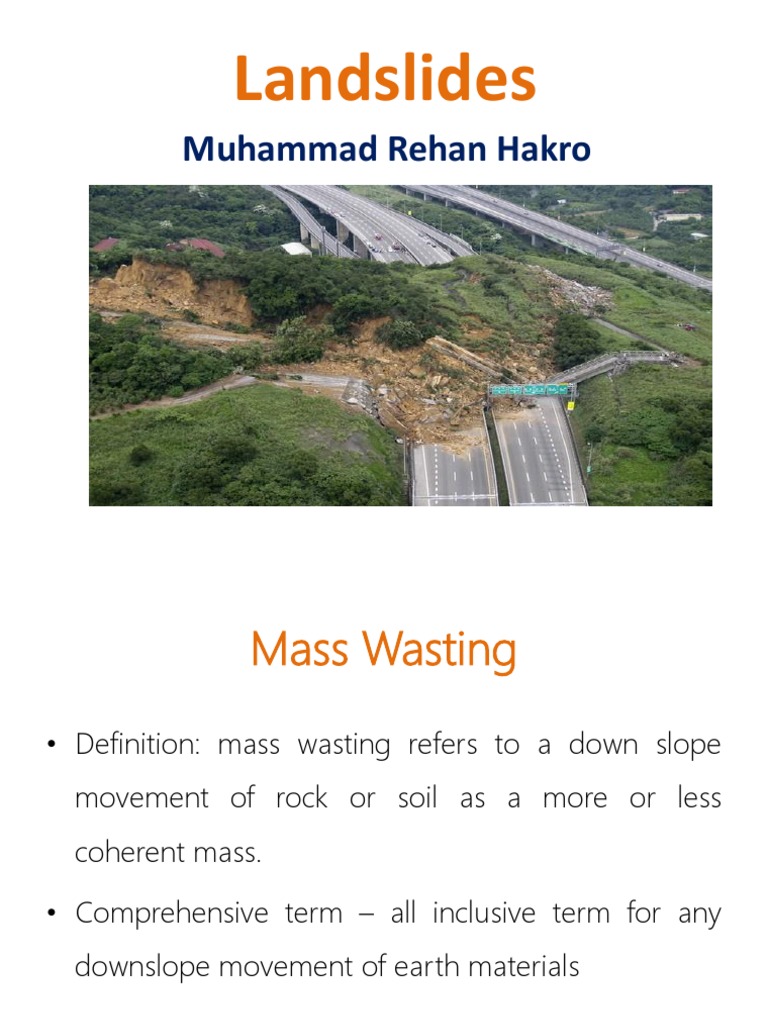 Landslides Geology Lecture | Landslide | Flood