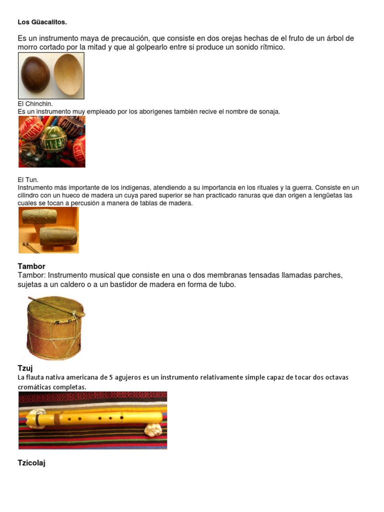 INstrumentos Autoctonos Con Descripcion | Instrumentos musicales | Flauta