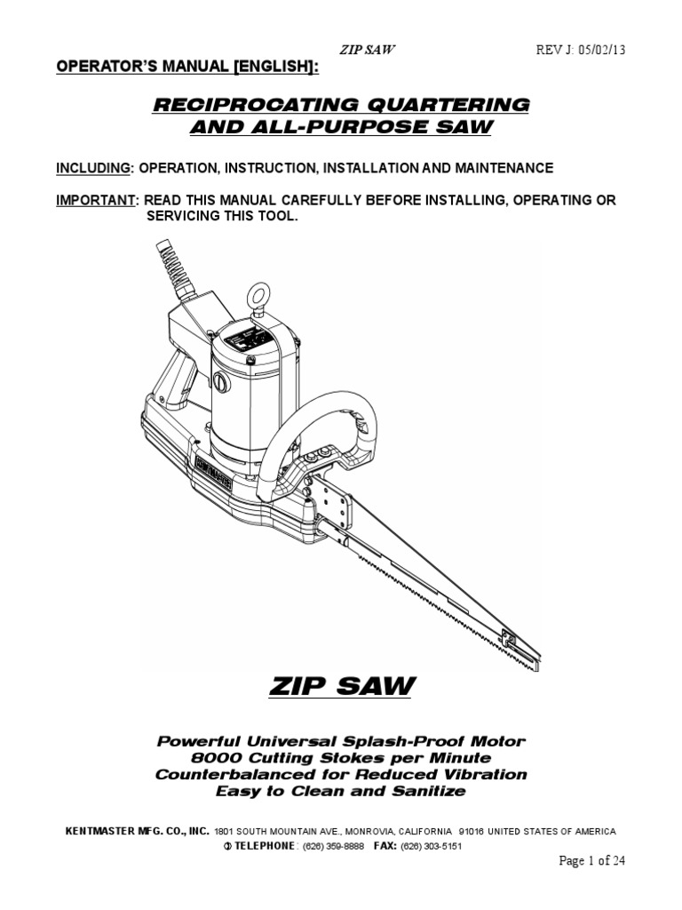 Zipsaw Man J | PDF | Power Supply | Screw