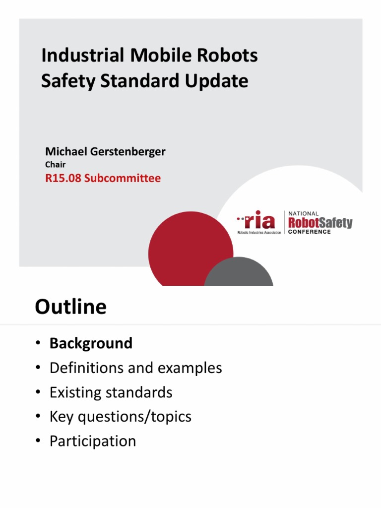 3 - Industrial Mobile Robots Safety Standard Update | PDF | Robot ...