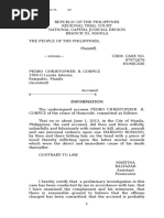 Sample Information - Estafa | PDF