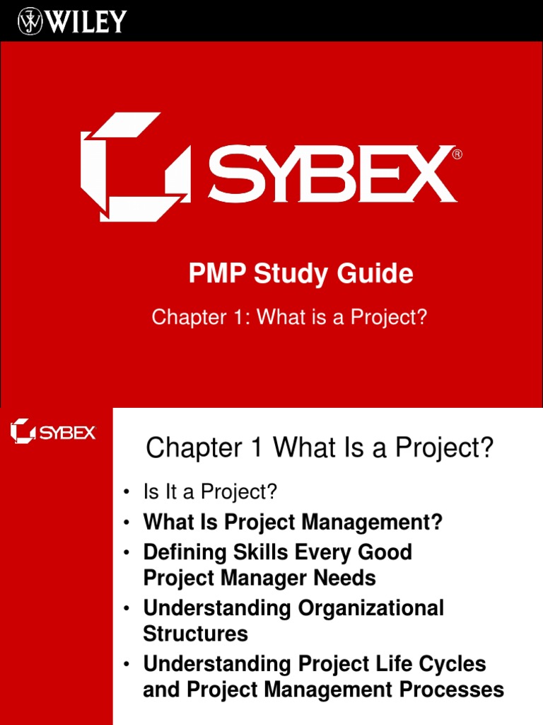 PMP Study Guide: Chapter 1: What Is A Project? | PDF | Scrum (Software ...