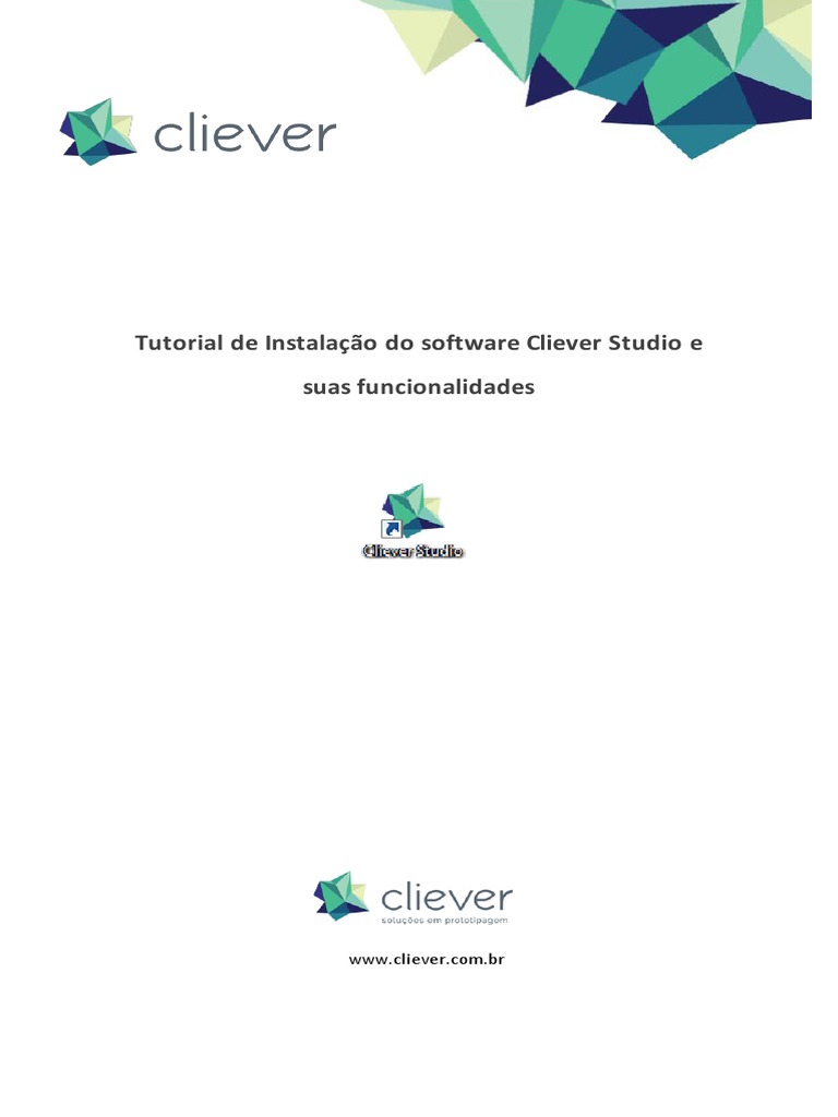 Tutorial Instalação Cliever Studio e Suas Funcionalidades - 2016 | PDF ...