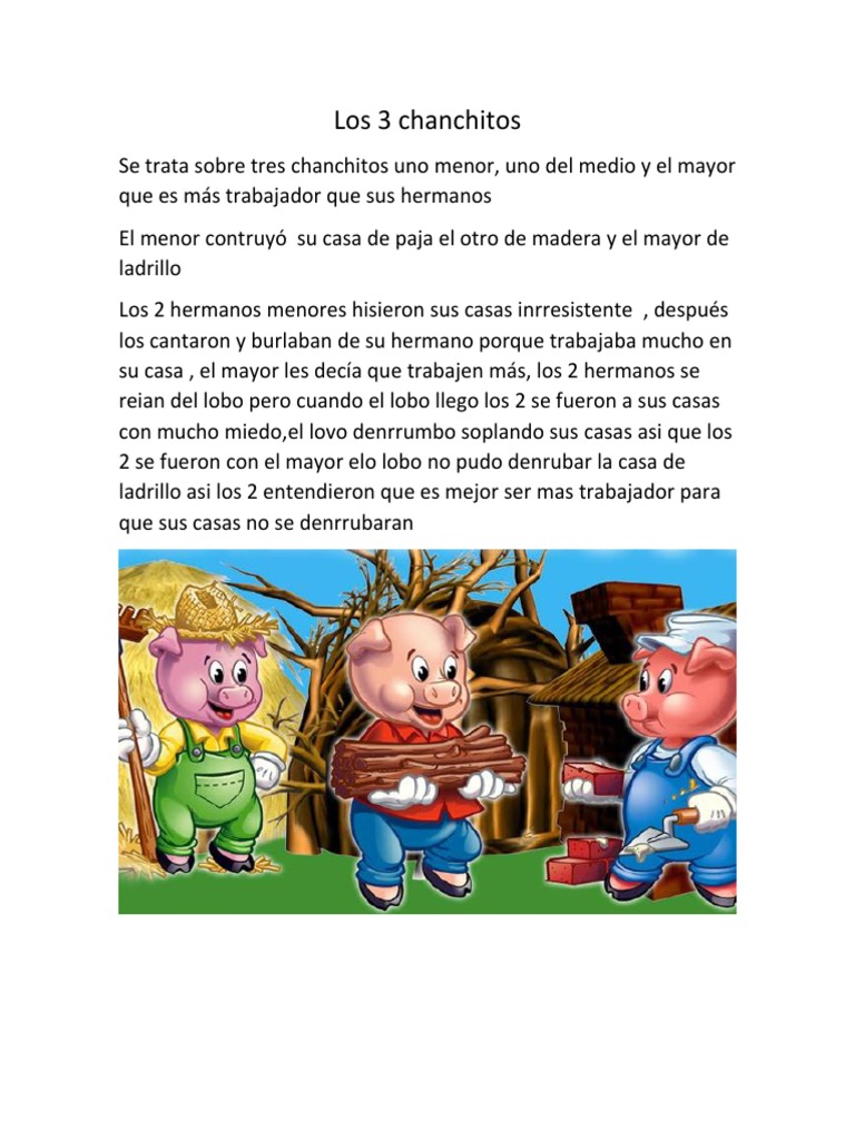 Los 3 Chanchitos | PDF