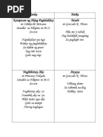 BASAHIN-MUNTING PAGSINTA (Dula Mula Mongolia) | PDF