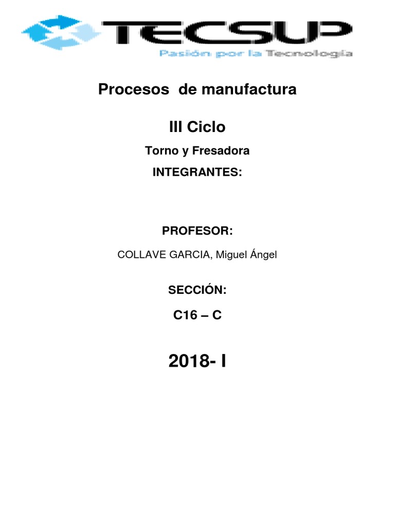 Procesos de Manufactura | Descargar gratis PDF | Equipo | Metalurgia