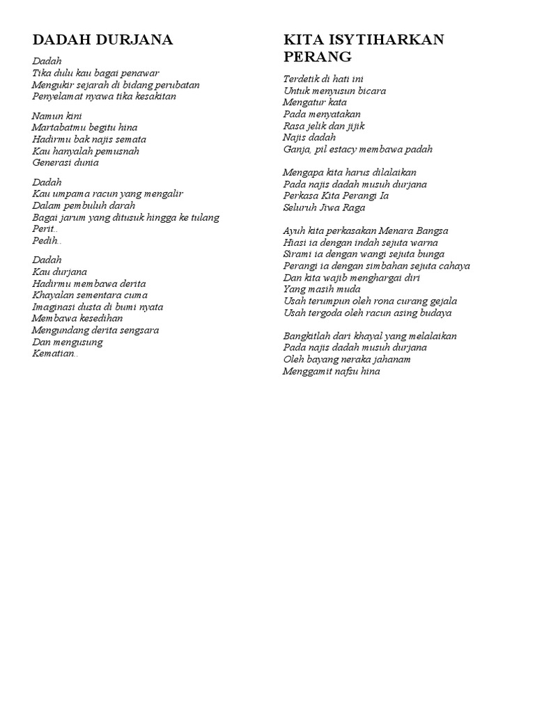 Dadah Durjana | PDF