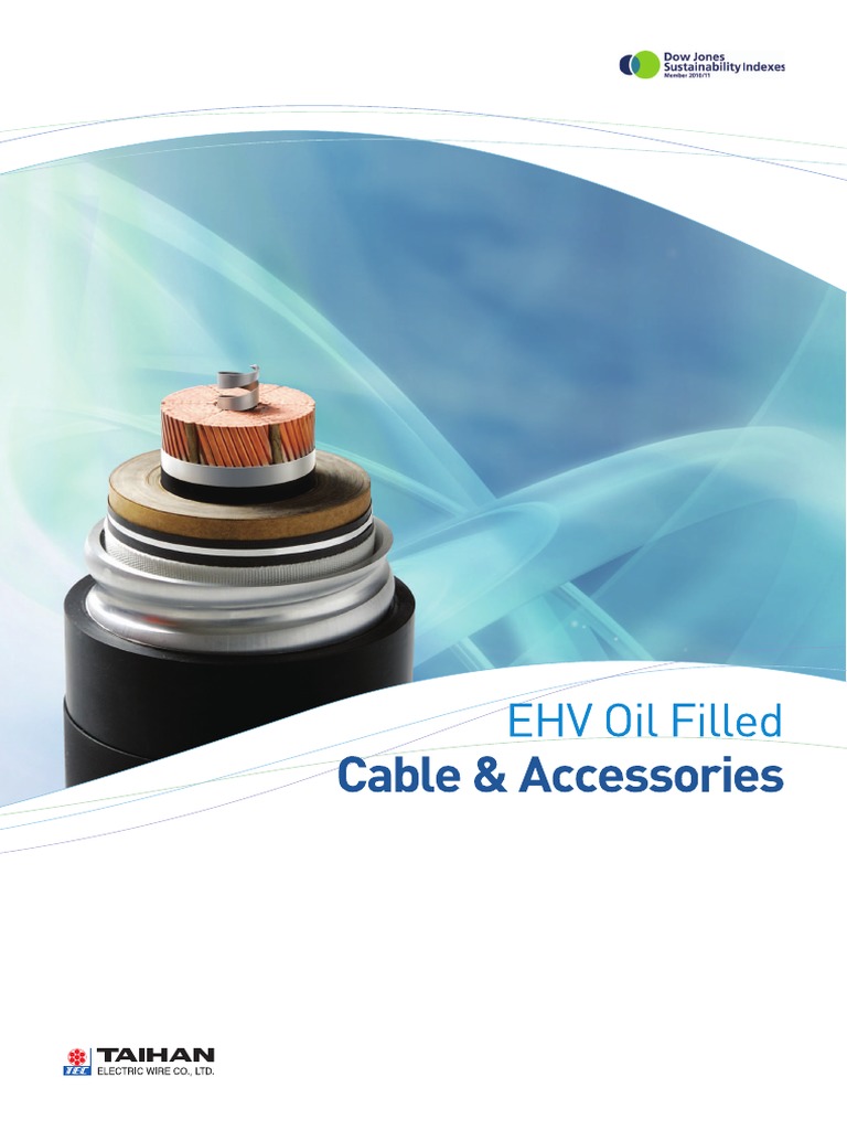 EHV Oil Filled Cable Solutions | PDF | Insulator (Electricity ...