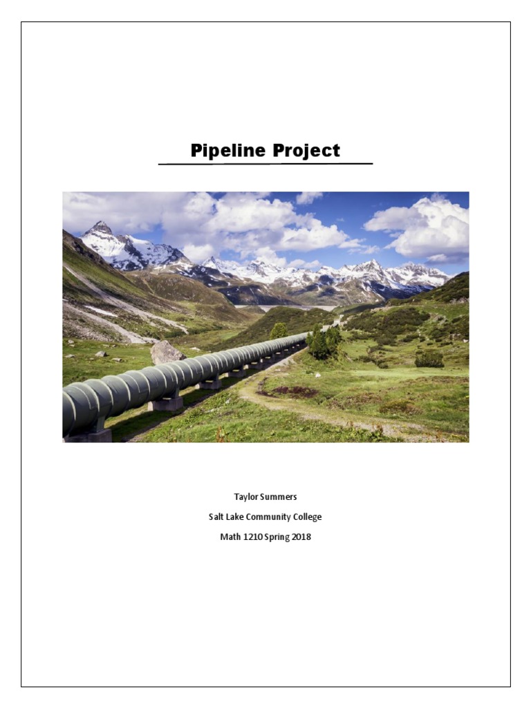 Pipeline Project | PDF | Calculus | Pipeline Transport
