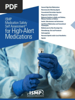 High-Alert Medication Checklist Guide | PDF | Patient | Risk