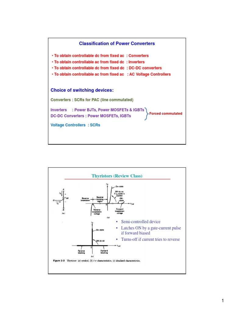Power Electronics - Waveforms and Formulae | PDF | Power Inverter ...