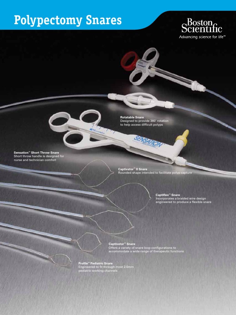 Tissueresection Details Polypectomy Snares Brochure | Business