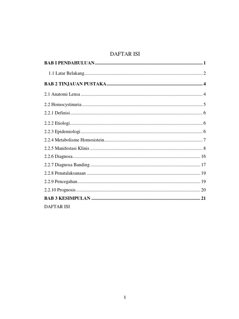 Homocystinuria | PDF